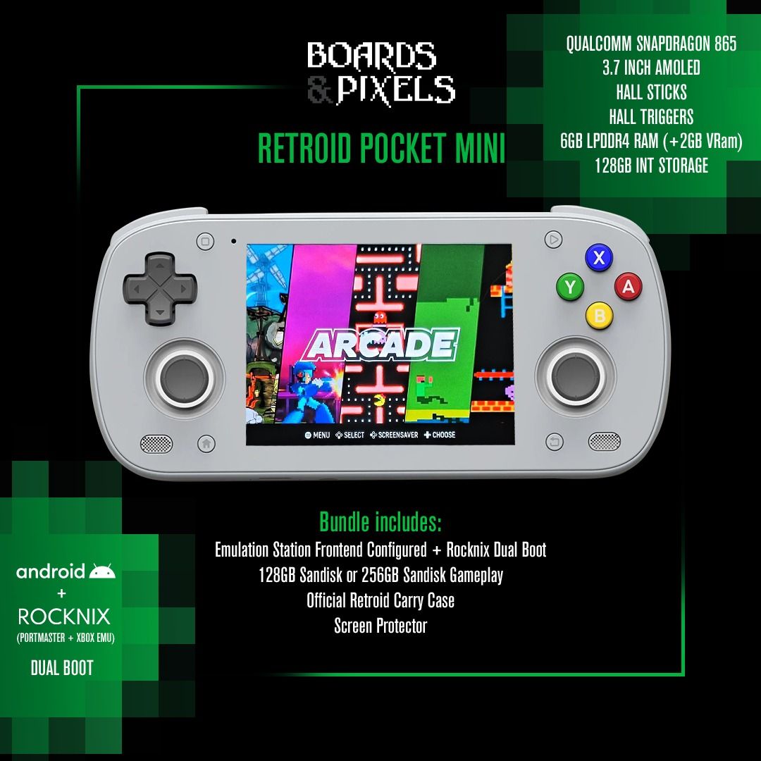 SALES PAUSED *Android 13 Updated* Retroid Pocket Mini Android Retro ...