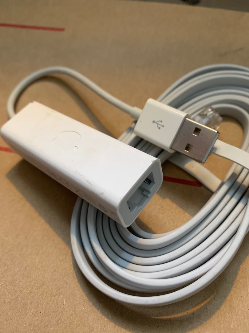 Apple usb adapter Ethernet cable set, Computers & Tech, Parts ...