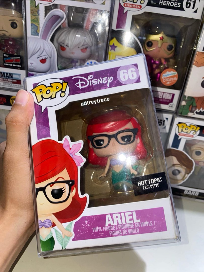 ariel og ht rare sticker funko pop, Hobbies & Toys, Toys & Games on ...