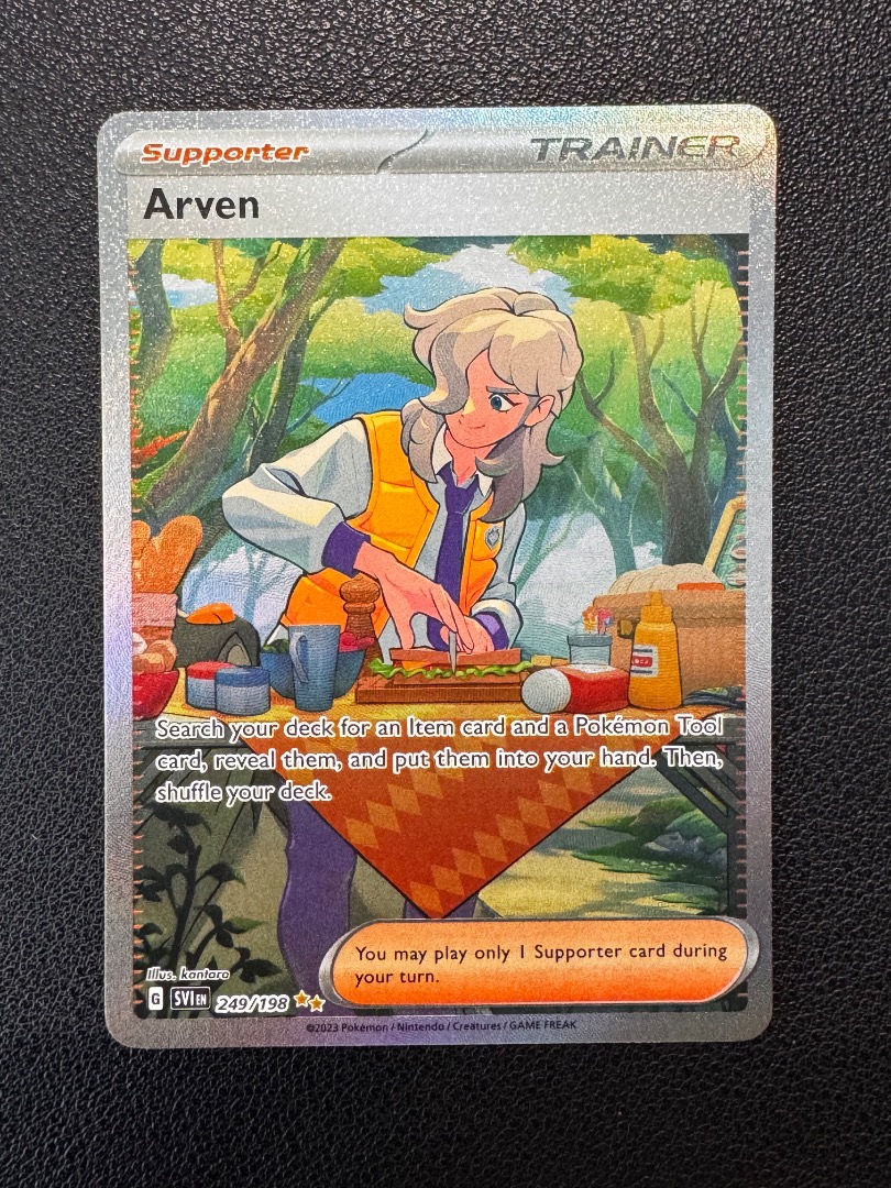 Arven #249 Pokemon TCG Scarlet and Violet Card, Hobbies & Toys, Toys ...
