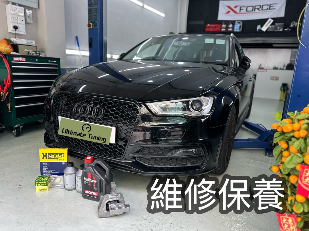 Audi a3 8V ea211 ea888 1.4 golf GTI r mk7 dsg dq200 dq250 維修保養 波箱油 偈躉膠 motul engine mount, 汽車配件 ...