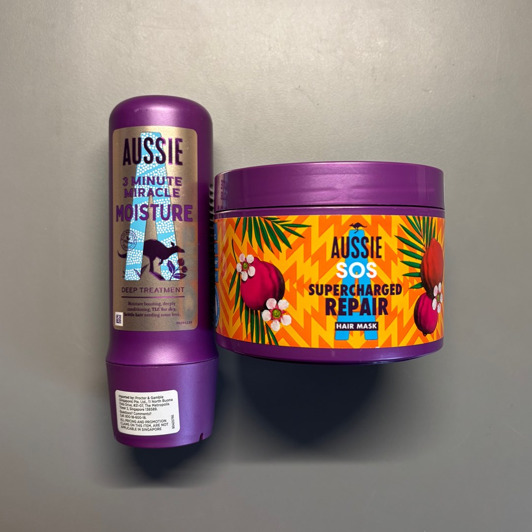 aussie deep treatment 225ml / hair mask 450ml, Beauty & Personal Care ...