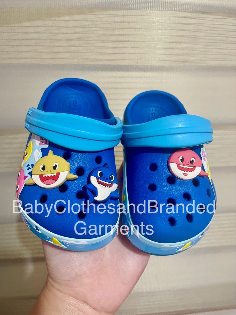 Baby Shark crocs for kids size c6 or 12cm., Babies & Kids, Babies ...