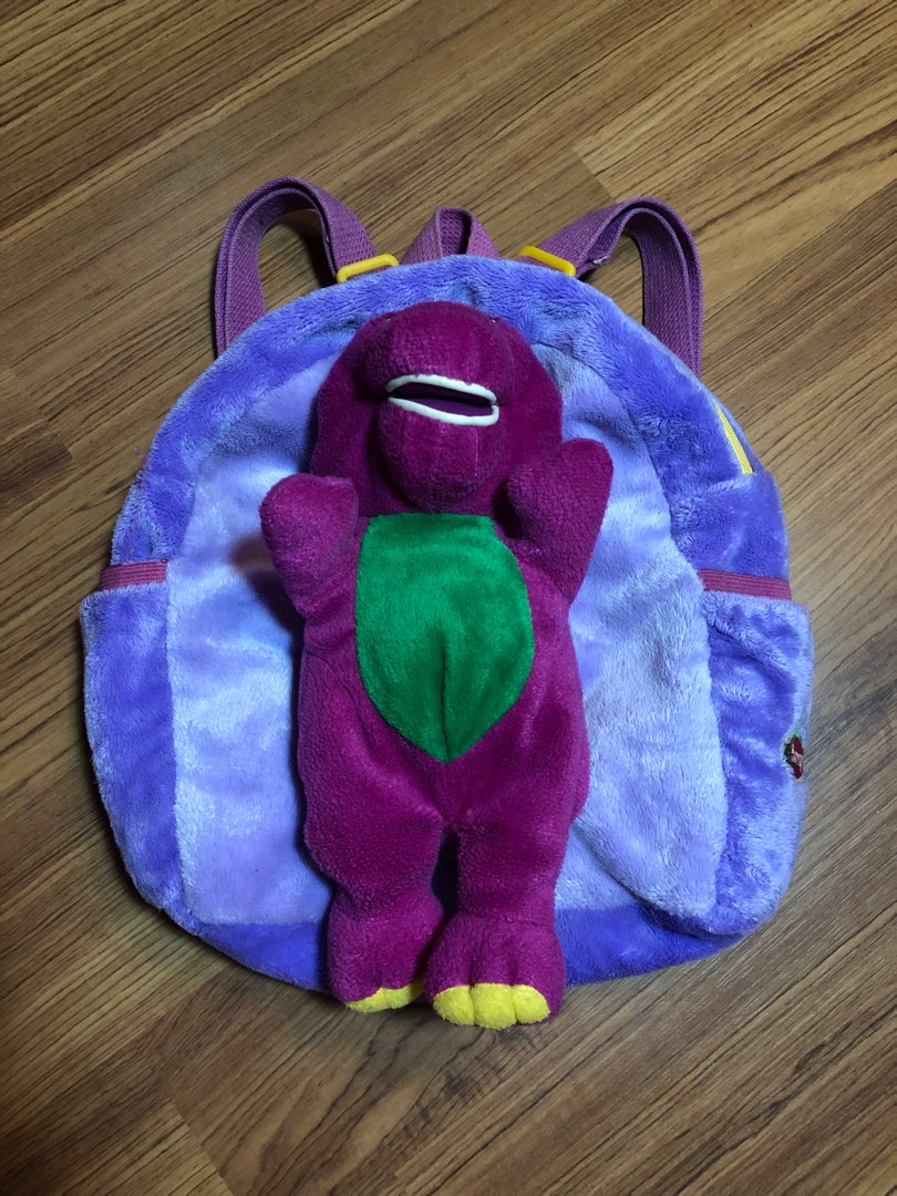 Barney Toddler Backpack, Babies & Kids, Babies & Kids Fashion on Carousell