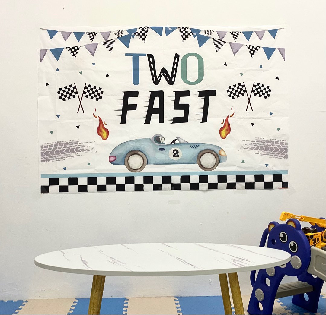 BANNER BIRTHDAY DECO 2 YEARS OLD, Babies & Kids, Baby Nursery & Kids ...