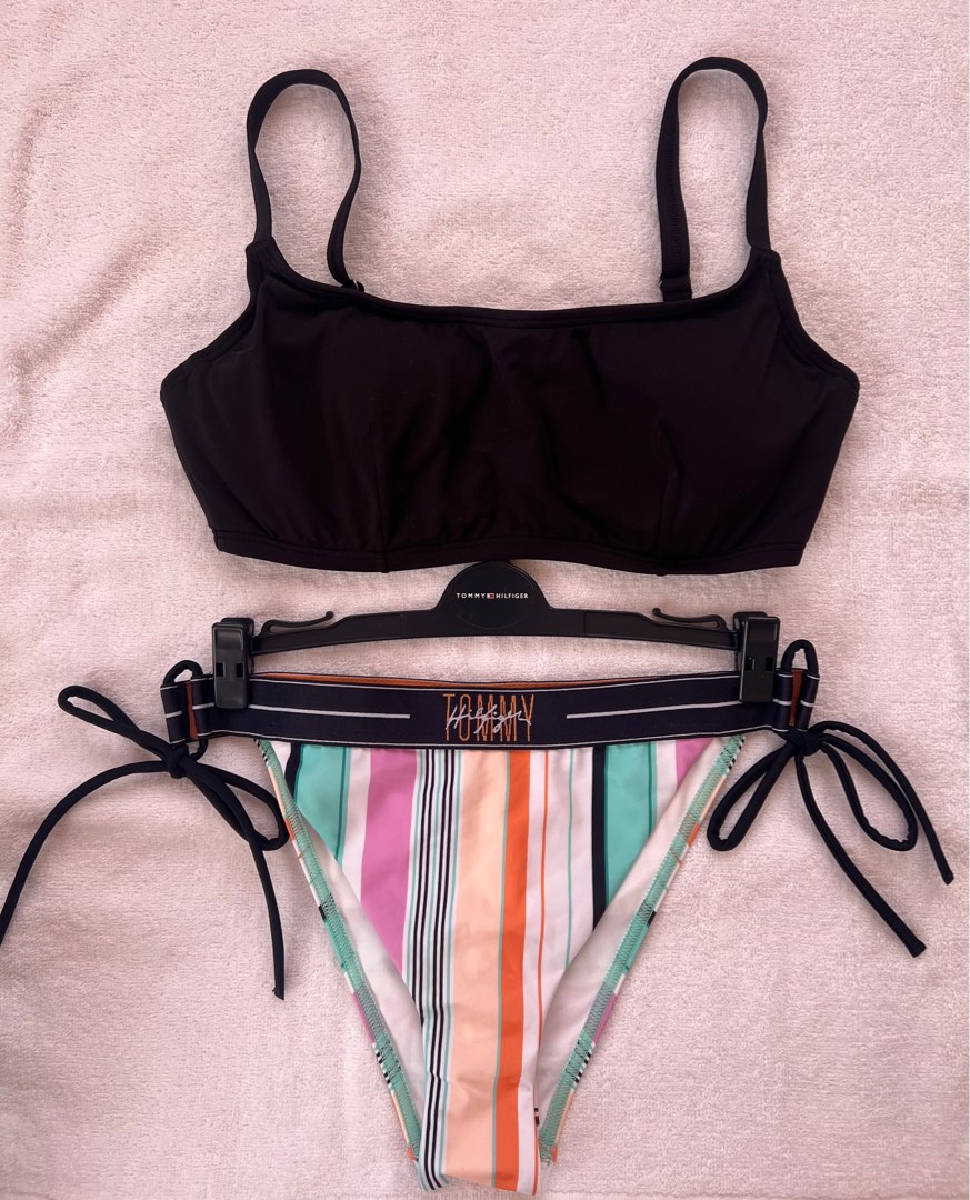 BILLABONG Underwired Bikini Top & TOMMY HILFIGER Cheeky String Side Tie ...