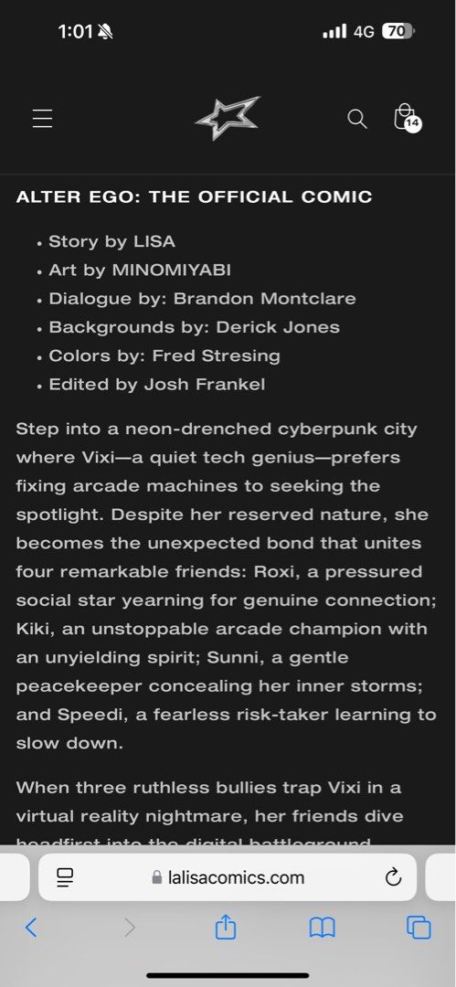 Blackpink Lisa Alter Ego Comic Bundle (PO), Hobbies & Toys, Memorabilia ...