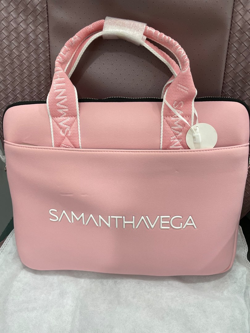 [BRAND NEW] Samantha Vega Laptop Bag with handle in Pink, Computers ...