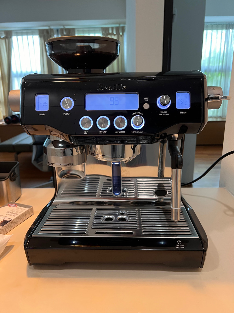 Breville The Oracle BES980BKS(Black Sesame) Coffee machine, TV & Home ...