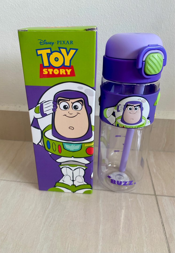Buzz light year Tritan bottle 600ml (brand new), Furniture & Home ...