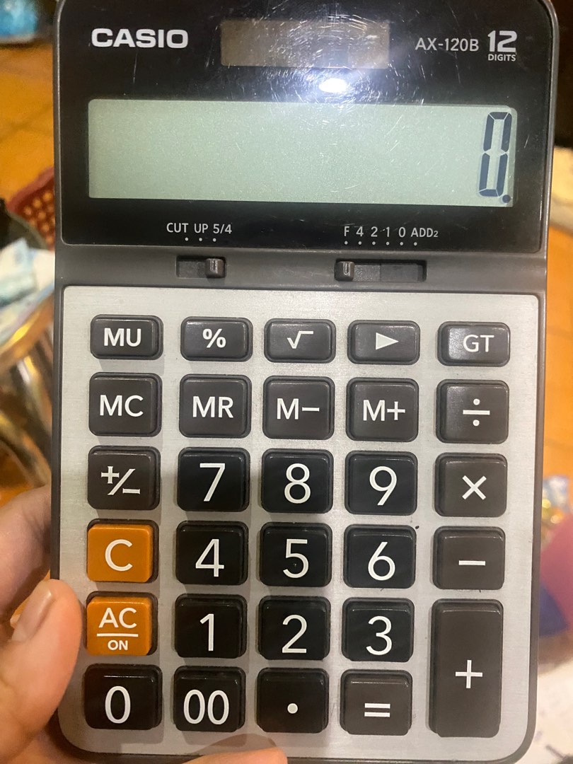 Casio manual standard calculator cpale engineering exam AX 120B, Hobbies & Toys, Stationary ...