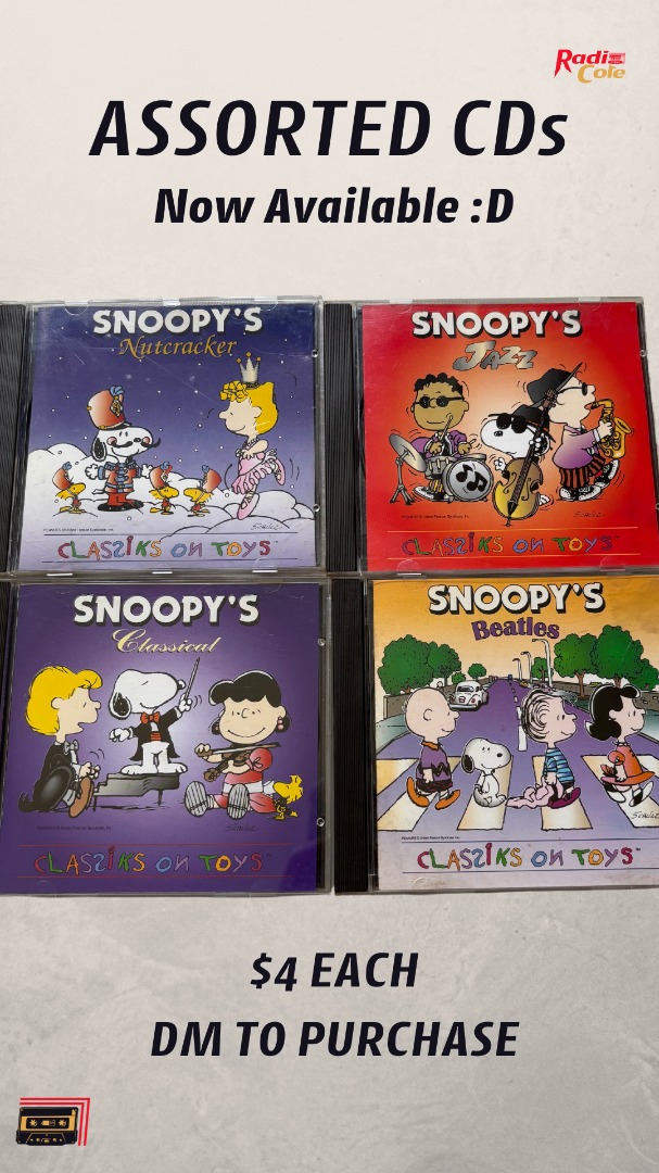 cd lot snoopy classiks on toys, Hobbies & Toys, Music & Media, CDs ...