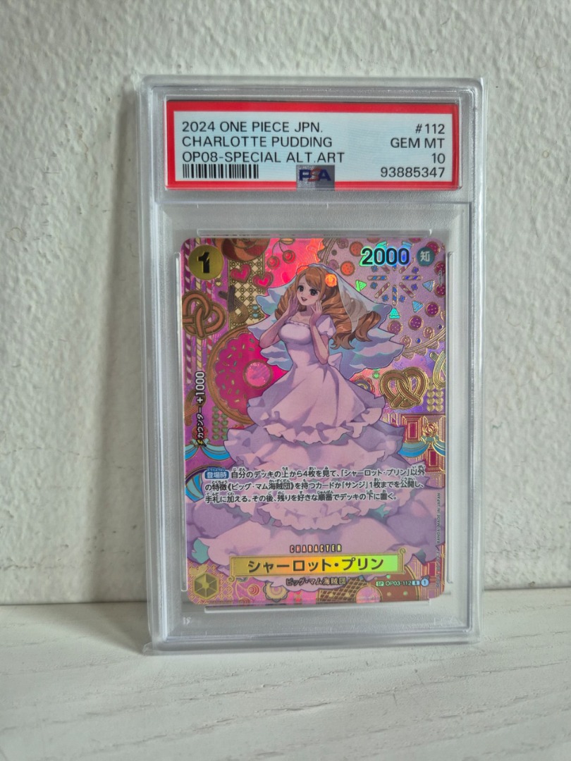 Charlotte Pudding (SP) One Piece PSA 10 Two Legends GEM MT OP03-112 ...