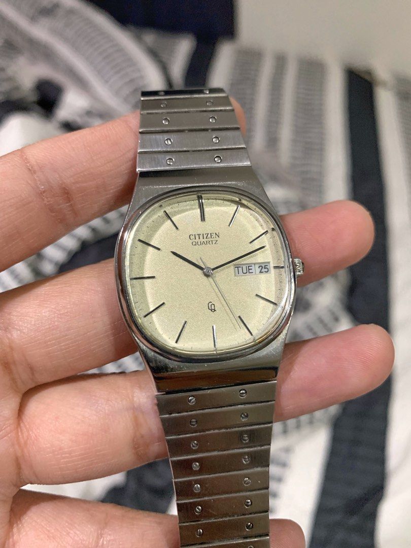 Citizen Quartz CQ Rectangle Snowflake dial kondisi istimewa, not orient ...