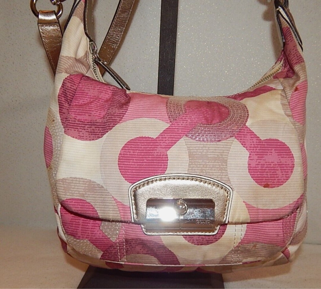Coach Kristin Graphic Op Art Sequin EW Crossbody Hobo Bag, Style 19942 ...