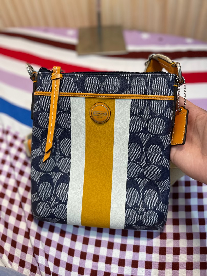 Coach PVC sling bag, Luxury, Bags & Wallets on Carousell