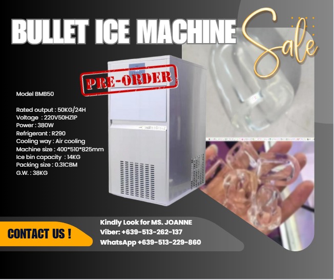 Commercial Bullet Ice Machine, Everything Else, Others on Carousell