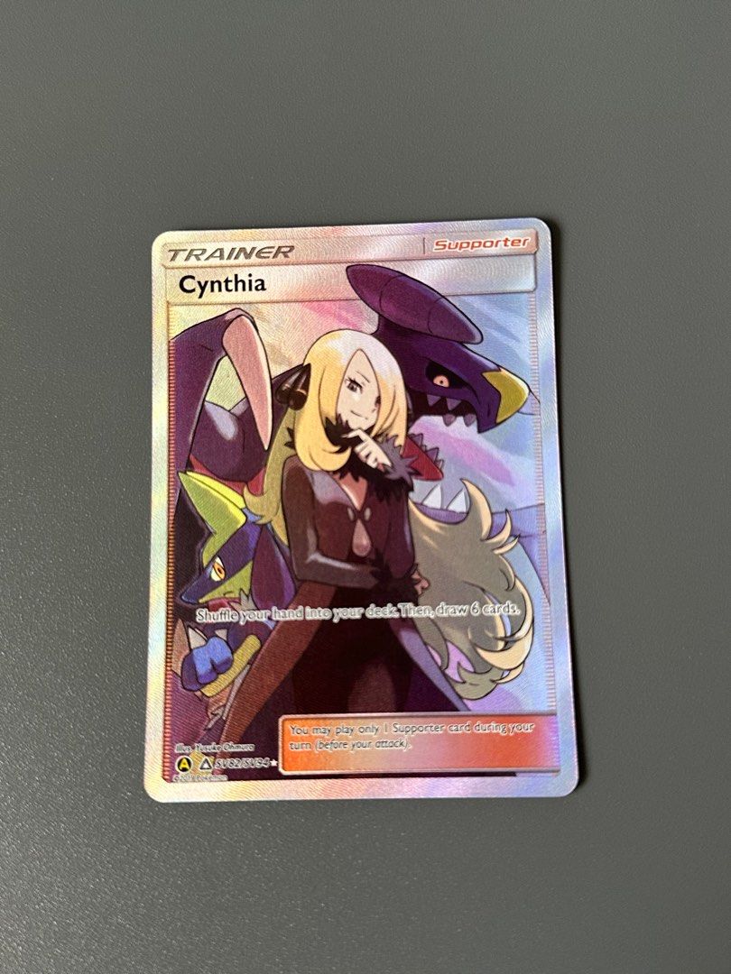 Cynthia Full Art | Garchomp | Lucario | Pokemon Cards | Pokemon TCG ...