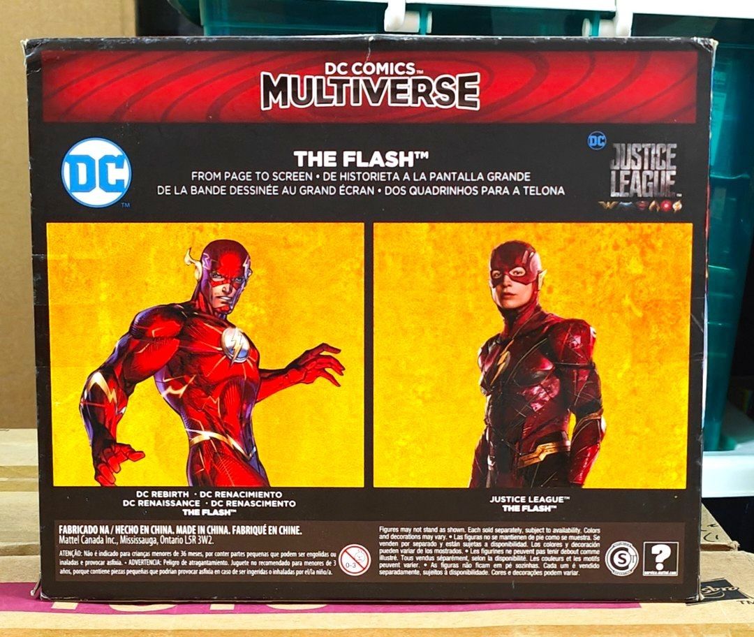 DC Comics Multiverse Rebirth 2-Pack The Flash, Hobbies & Toys, Toys ...