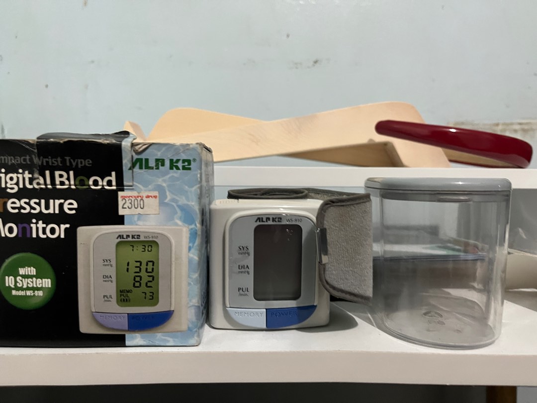 ALP K2 Digital Blood Pressure Monitor, Health & Nutrition, Health ...