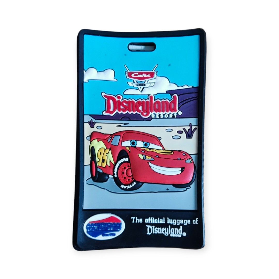 Disneyland Resort x American Tourister Disney Pixar Cars Luggage Tag ...