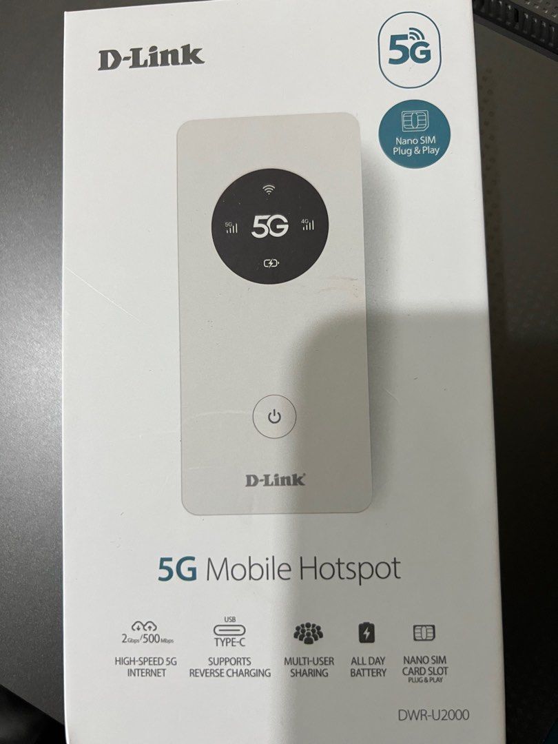 DLINK 5G Mobile Hotspot, Computers & Tech, Parts & Accessories ...