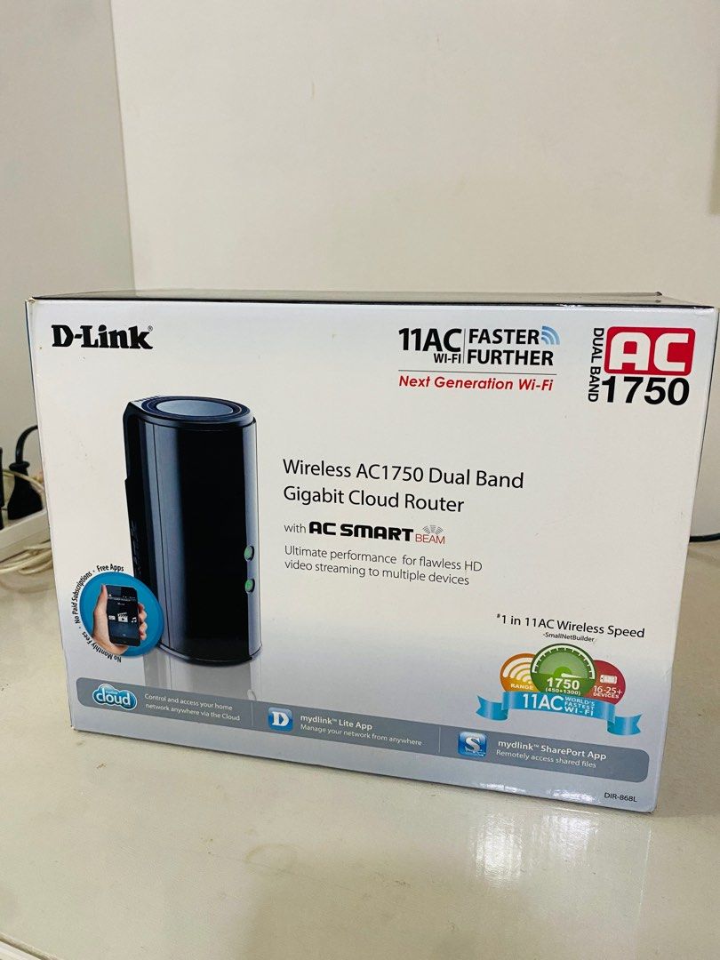D-Link Wireless AC1750 Dual Band Gigabit Cloud Router, Computers & Tech ...