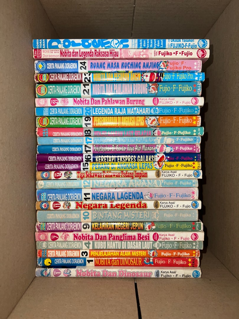 Doraemon Cerita Panjang fullset vol 1-24, Hobbies & Toys, Books ...
