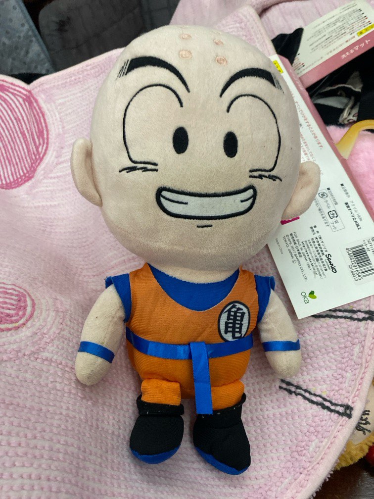 Dragon Ball Krillin Plush, Hobbies & Toys, Toys & Games on Carousell