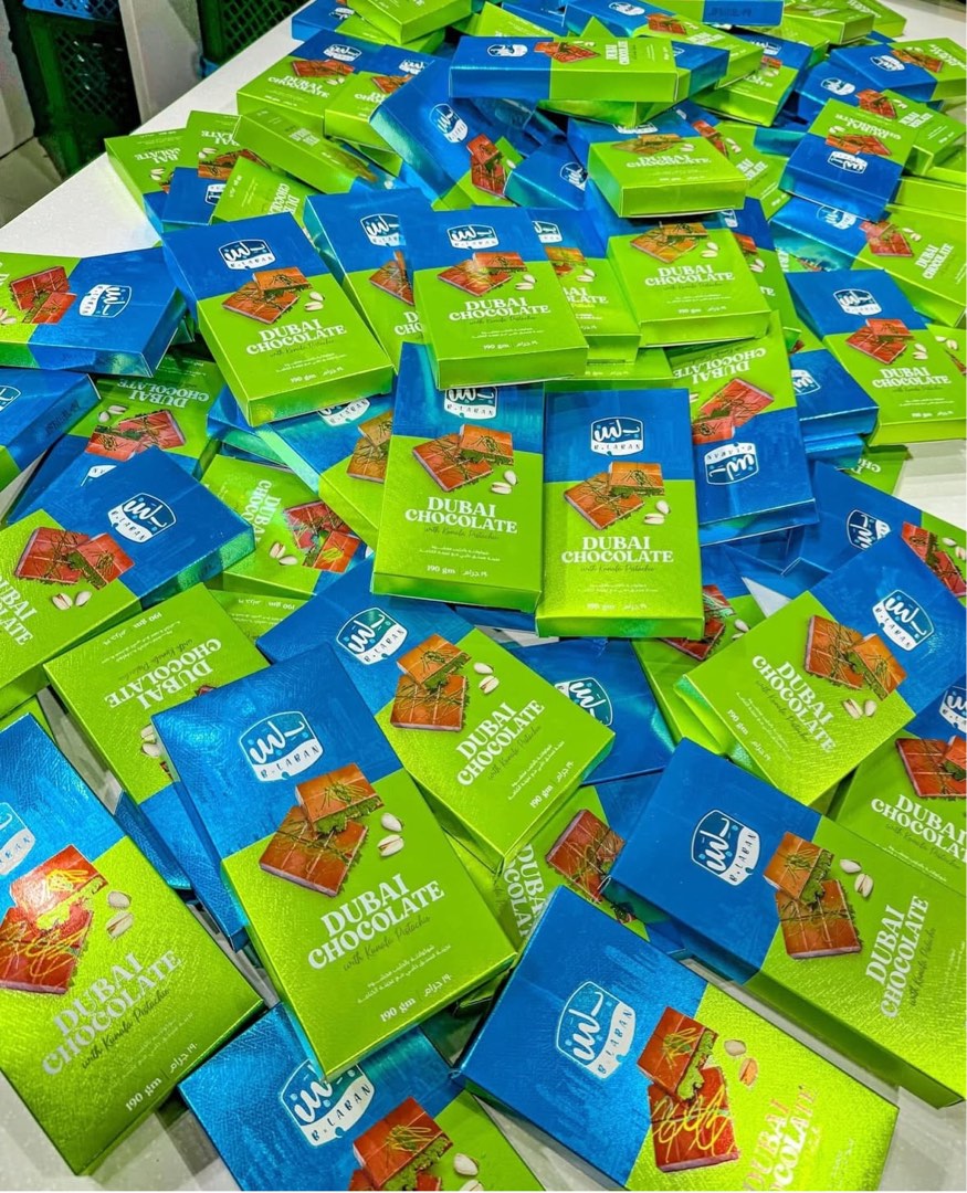 Dubai B.Laban Pistachio Chocolate, Food & Drinks, Chilled & Frozen Food ...