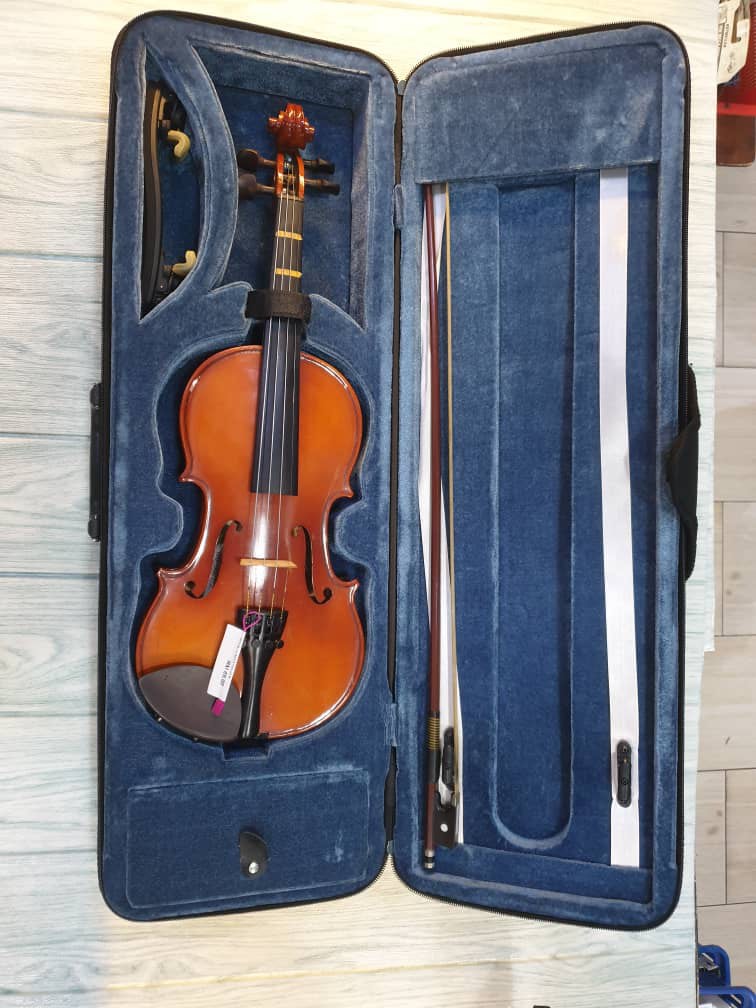 Eurostring Violin Size 1/2 With Case & Bow, Hobbies & Toys, Music ...