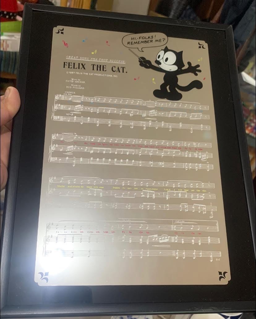 Felix The Cat Mirror, Hobbies & Toys, Memorabilia & Collectibles, Fan ...