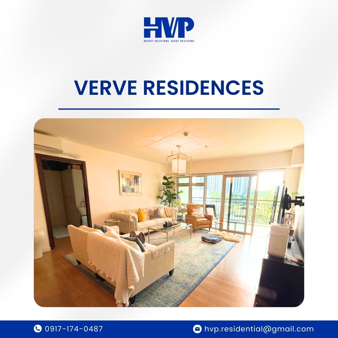FOR SALE: Verve Residences Tower 1 - 3 Bedroom Unit, BGC, Taguig City ...