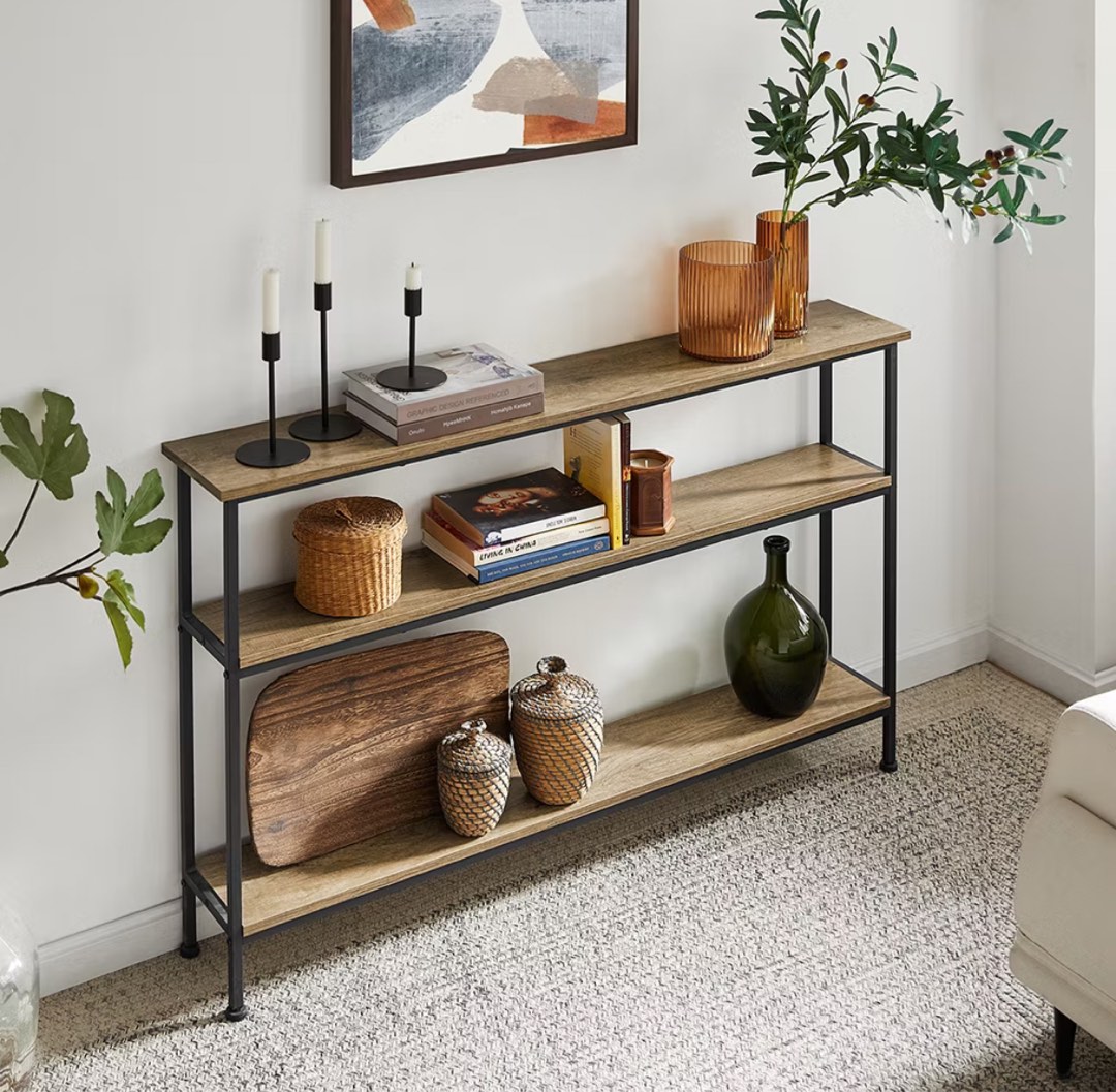 [FREE DELIVERY] Tall Multi-Layer Living Room Console Table Narrow ...