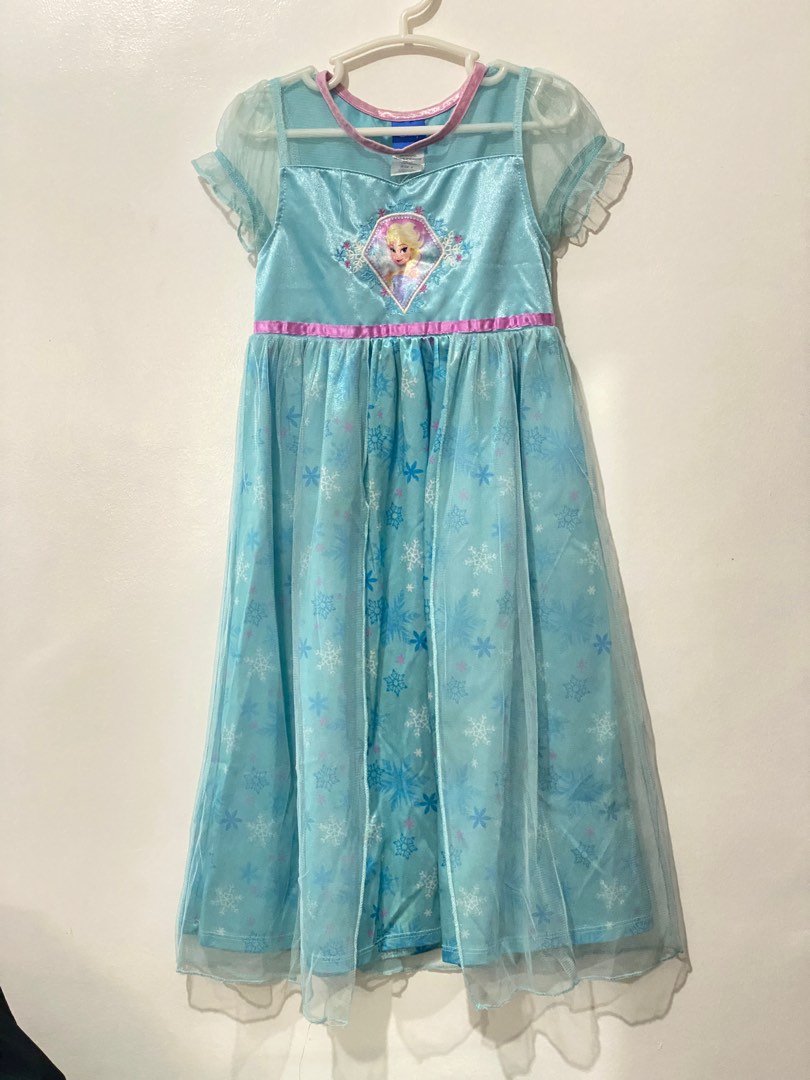 Frozen Mesh & Satin Sleep Dress, Babies & Kids, Babies & Kids Fashion ...