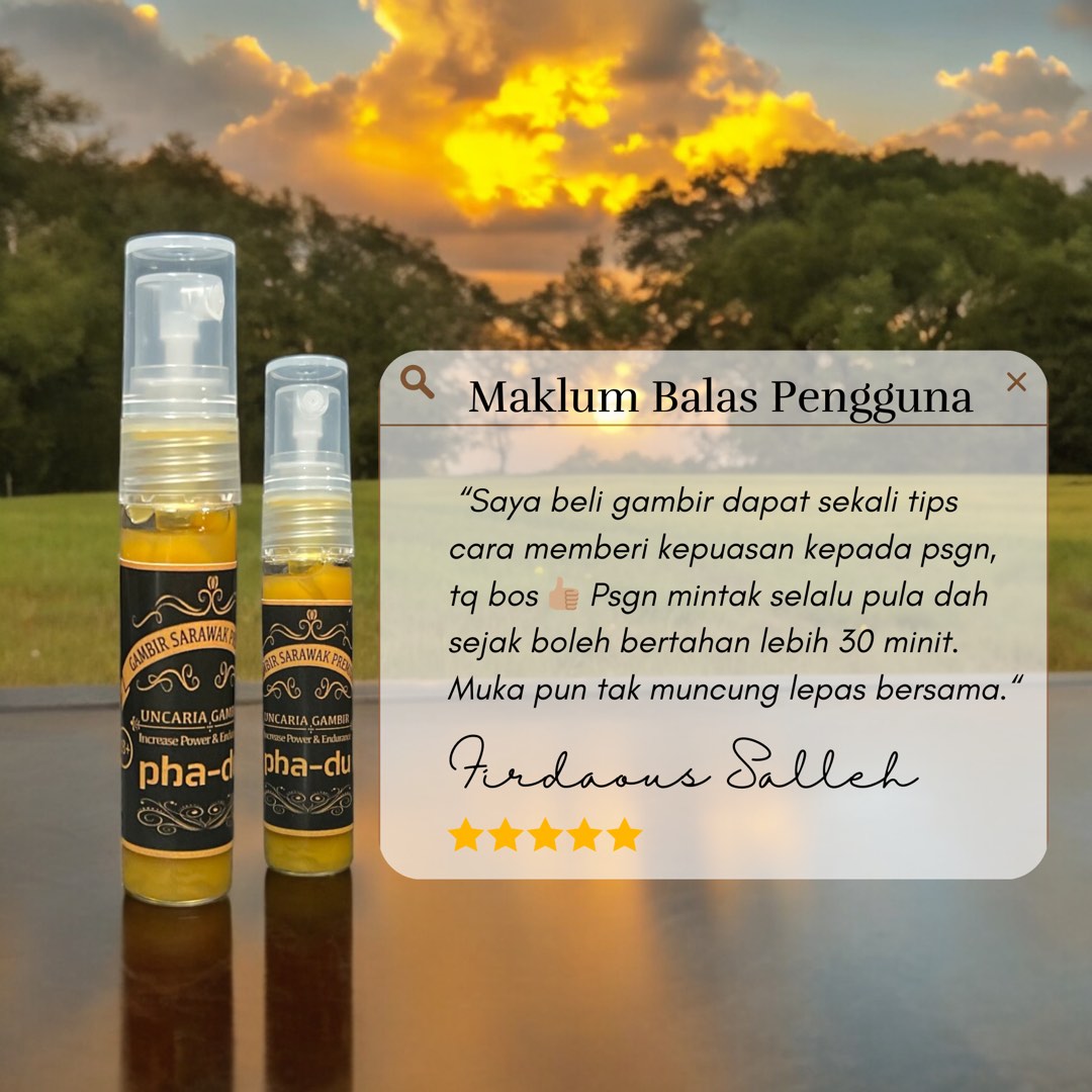 Gambir Sarawak Pha-Du Bini Pun Senyum Selepas bersama, Beauty ...