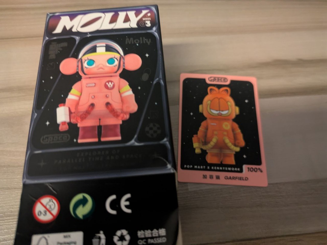 Garfield - PopMart Space Molly Series 3 100%, Hobbies & Toys, Toys ...