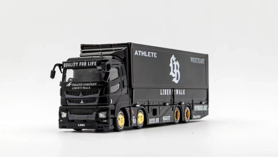 GCD 1:64 Liberty Walk LB-Trucks Mitsubishi Fuso Super Great Transporter ...