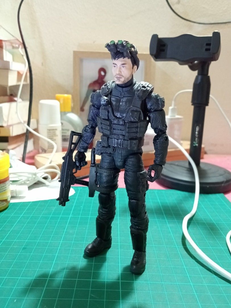 GI Joe Custom Snake Eyes Splinter Cell Sam Fischer, Hobbies & Toys ...