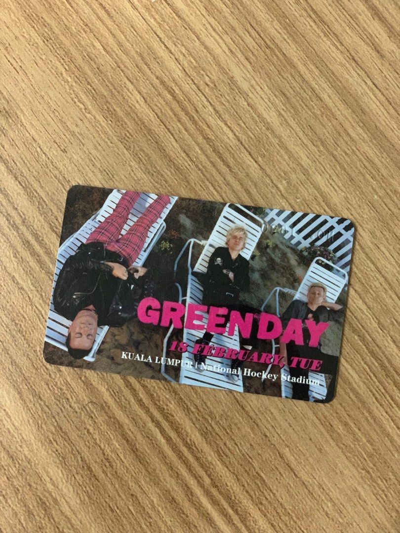 GREEN DAY CARD LIVE IN MALAYSIA, Hobbies & Toys, Collectibles ...