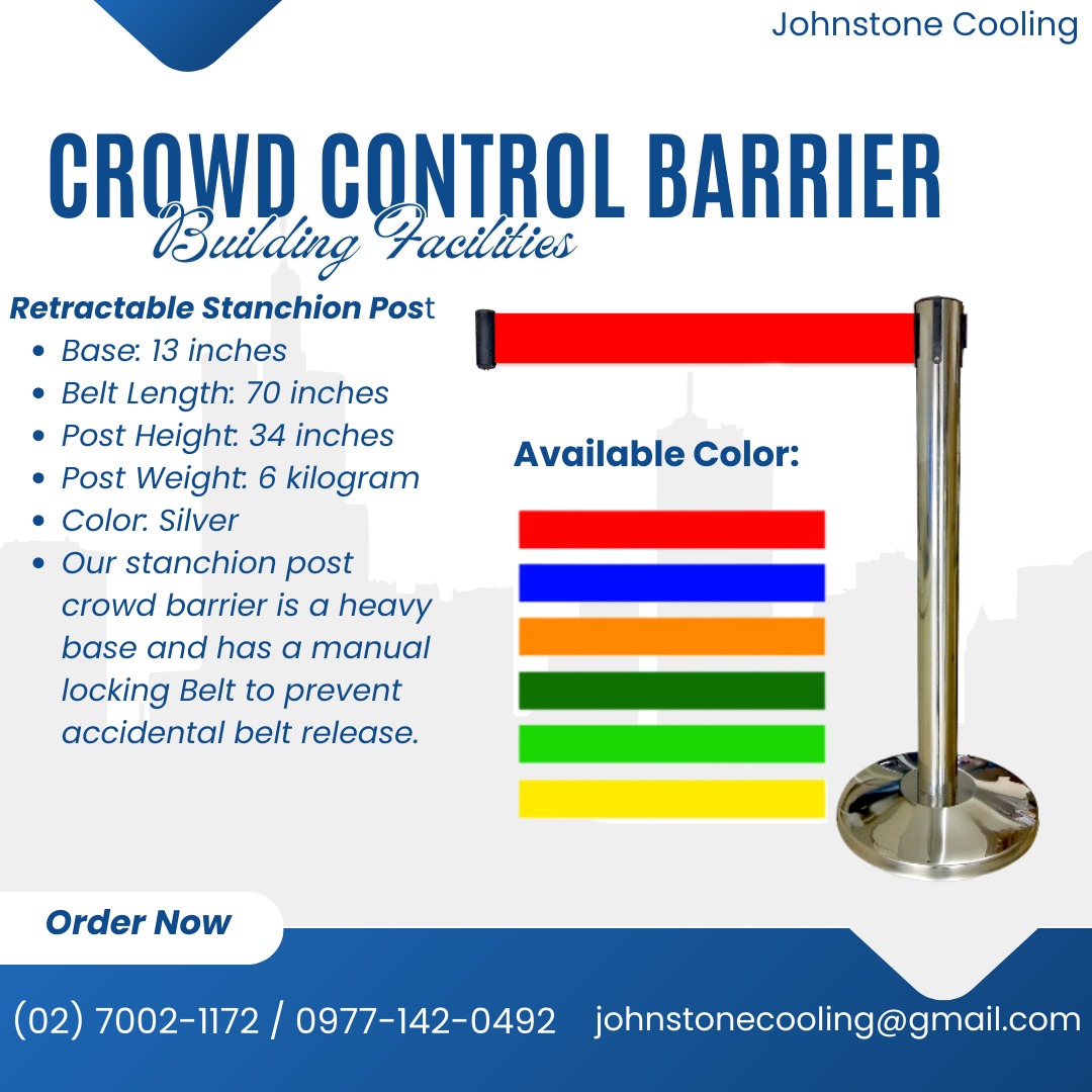 H-126A Silver Crowd Control Barrier, Everything Else, Others on Carousell