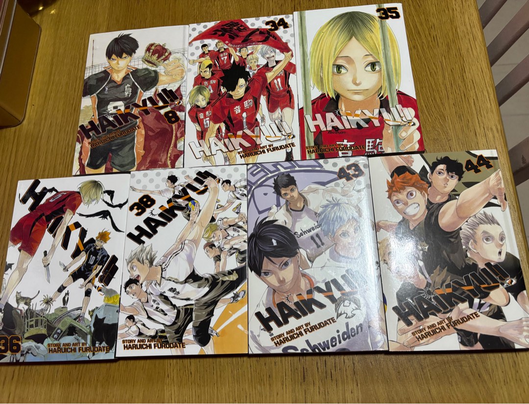HAIKYUU MANGA VOLUME 8 34 35 36 38 43 44, Hobbies & Toys, Books ...