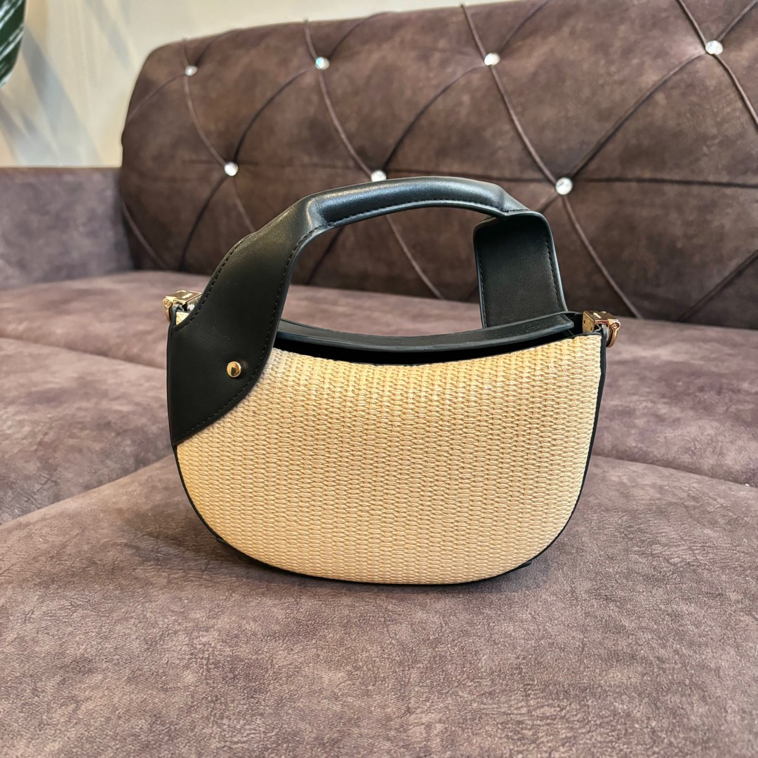 Hala Moon Woven Sometime By Asian Designer Bag, Women's Fashion, Bags ...