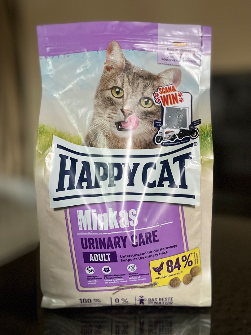 Happy Cat Urinary 500gr Freshpack, Perlengkapan Hewan, Makanan Hewan di ...