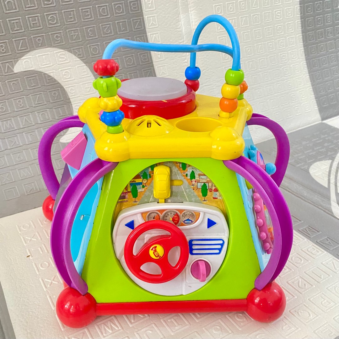 Hola Activity Pyramid Little Joy Box, Toys & Collectibles, Mainan di Carousell