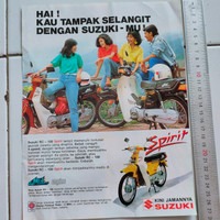 Iklan motor antik suzuki rc100 jet cooled iklan lawas majalah, Antik ...