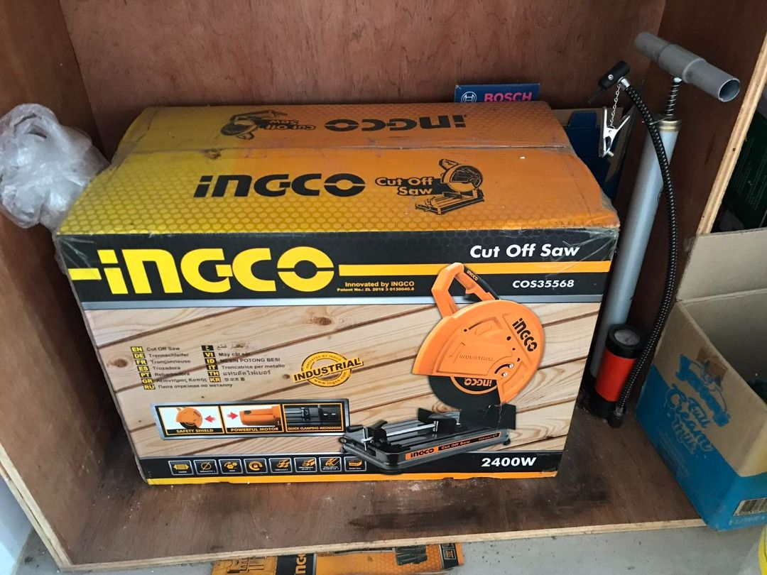 Ingco Heavy Duty Cut-off Saw 2400W, Model No. COS35568, Serial No ...