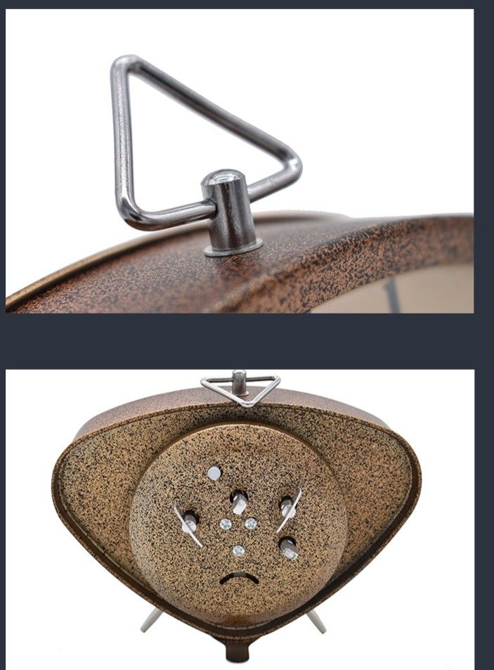 JAM LOCENG SEGI TIGA ANTIK! ADA AYAM MKN PADI, BUNYI KUAT GILERR ...