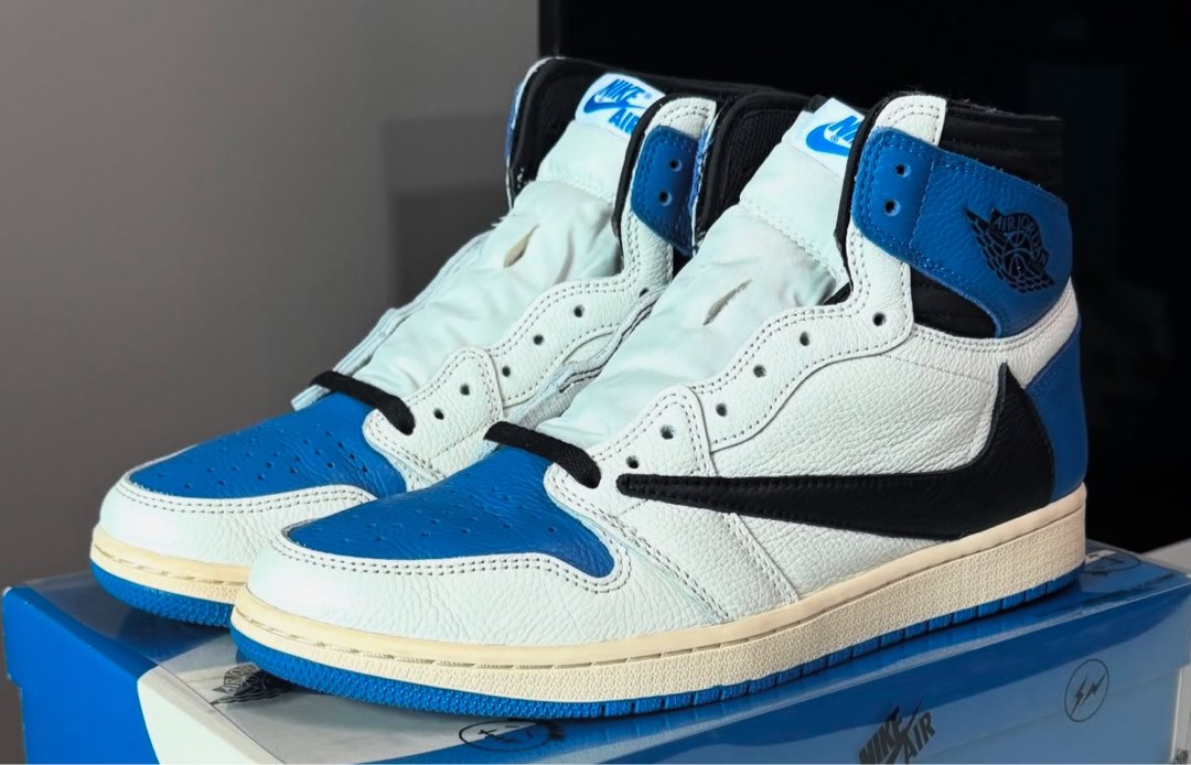 Jordan 1 Travis/Fragment, Men's Fashion, Footwear, Sneakers on Carousell