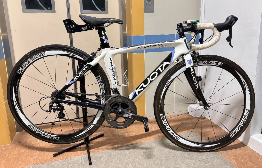 Kuota Kharma K12 Full Carbon Road Bike (S) Dura Ace carbon Wheels, Sports Equipment, Bicycles ...
